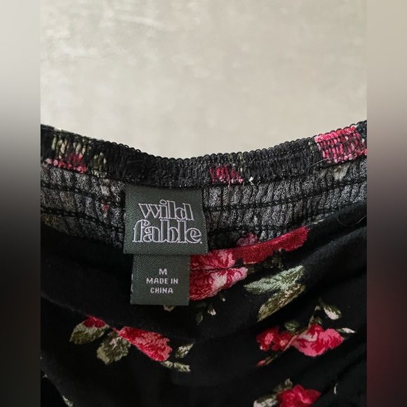 wild fable | Tops | Wild Fable Target Brand Floral Crop Shirt | Poshmark